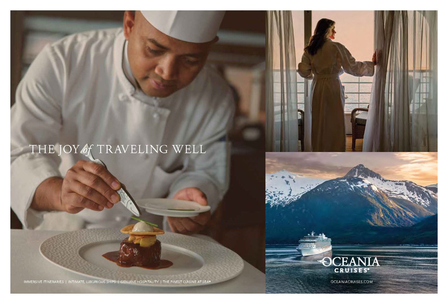 Oceania Cruises Launches “The Joy Of Traveling Well,” A Global Campaign ...